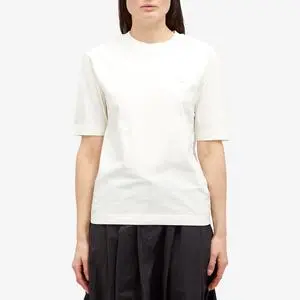 Moncler Logo Short Sleeve T-shirt - Off-white