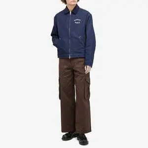 Kenzo Straight Leg Cotton Cargo Pants