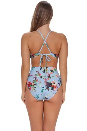 SUNSETS Sunsets Hannah High Waist Bikini Swim Bottom Budding Romance