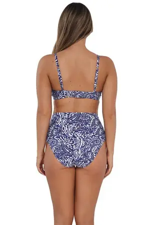 SUNSETS Sunsets Hannah High Waist Bikini Swim Bottom Marina