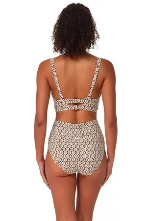 SUNSETS Sunsets Hannah High Waist Bikini Swim Bottom Sand Drift