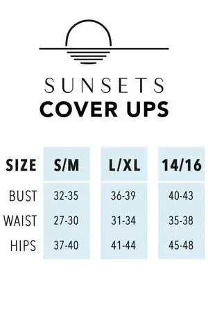 SUNSETS Lucia Cover-up Dress - Black