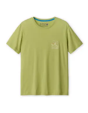 BAJA LLAMA Never High Enoughprimo Graphic Tee - Green