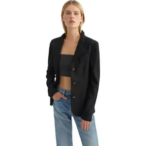 LABECA LONDON Wool Blazer With Three-button Detail