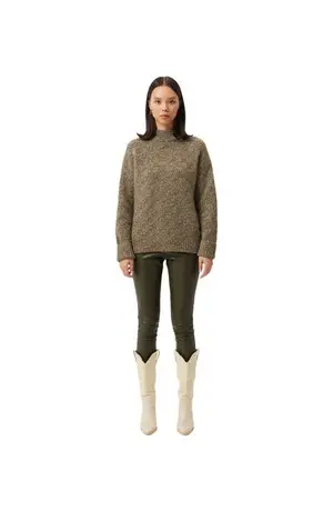 GOBI MONGOLIAN CASHMERE Basket-weave Cashmere Sweater