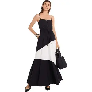 ANSEA Overboard Maxi Dress - Black