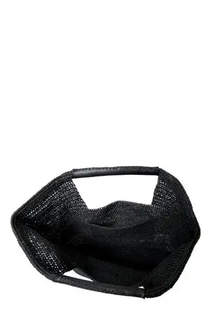 FOREVER & ALWAYS SHOES Carlotta Hand Woven Shoulder Bag