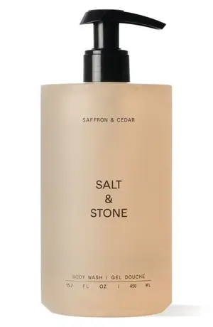 SALT & STONE Saffron & Cedar Body Wash - Regular