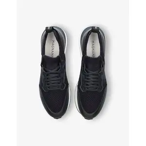 Magnanni Grafton Knitted Low-top Trainers - Navy