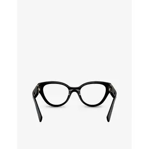 Miu Miu Mu 01vv Phantos-frame Optical Glasses - Black