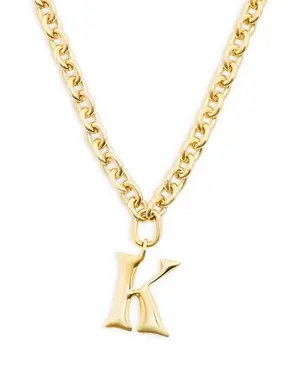 Baublebar Initial Chain Necklace K