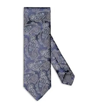 Eton Paisley Neck Tie - Navy