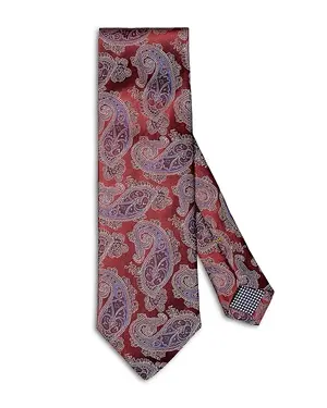 Eton Paisley Neck Tie - Red