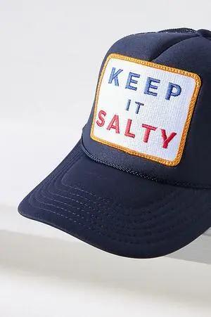 FRIDAY FEELIN Keep It Salty Trucker Hat - Navy