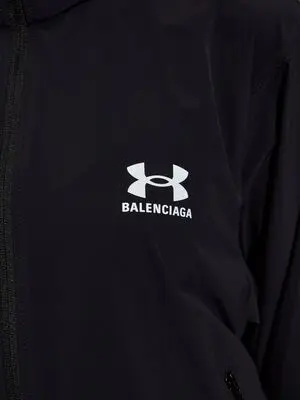 Balenciaga Logo-print Jacket - Black