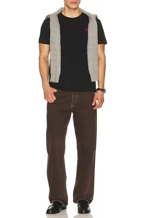Polo Ralph Lauren Short Sleeve Crewneck T-shirt In Black - Rl Black