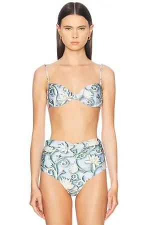 Agua Bendita Magdalena Soledad Bikini Top - Multicolor