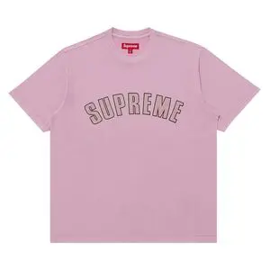 Supreme Cracked Arc Short-sleeve Top - Pink