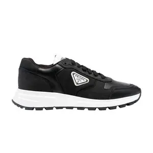 Prada Leather And Re-nylon Sneakers