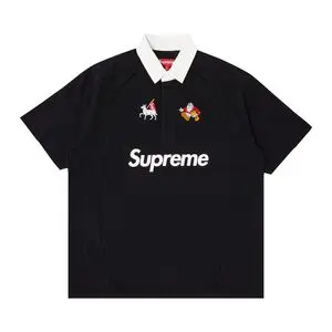 Supreme Short-sleeve Rugby - Black