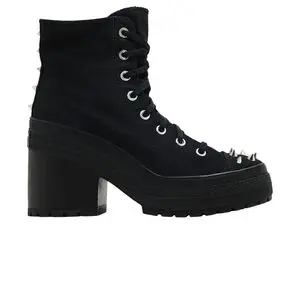 Converse Black High Heels Platforms