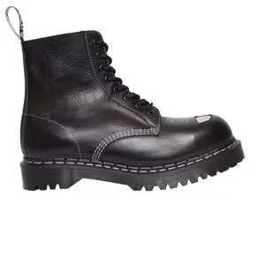 Dr. Martens 1460 Pascal Bex Exposed Steel Toe Lace Up Boot - Black