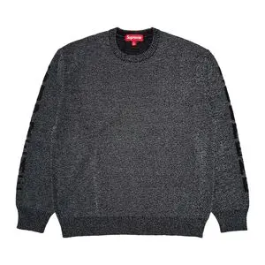 Supreme Reflective Sweater - Black