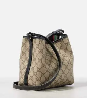 Gucci Gg Emblem Mini Coated Canvas Tote - Beige