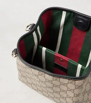 Gucci Gg Emblem Mini Tote - Neutrals