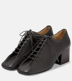 LEMAIRE Souris Leather Derby Shoes - Black