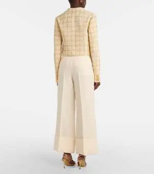 Giambattista Valli Checked Cotton-blend Jacket