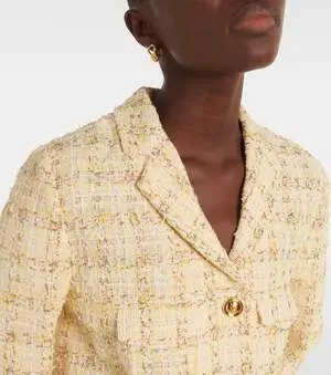 Giambattista Valli Checked Cotton-blend Jacket