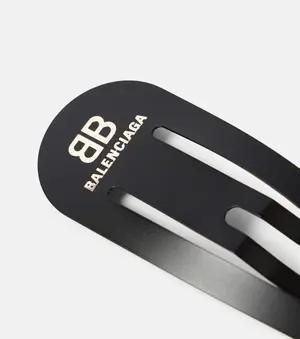 Balenciaga Holli Xxl Bb Hair Clips Set - Black