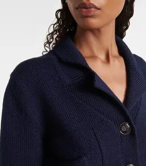Valentino Garavani Wool And Cotton Cardigan