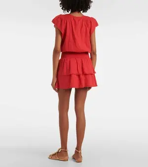 Melissa Odabash Keri Tie Mini Dress