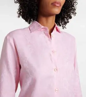 Etro Cotton Jacquard Shirt - Pink