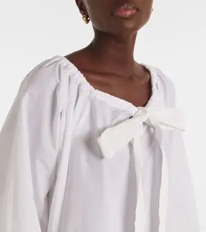 PATOU Ruffled Mini Dress - White