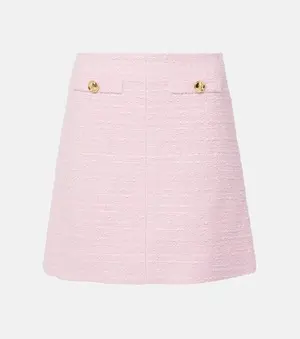 Giambattista Valli Tweed Miniskirt - Pink
