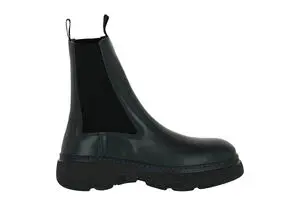 Burberry Creeper Chelsea Boots - Green