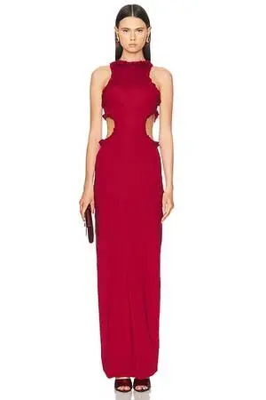 Maygel Coronel Cut Out Evening Dresses