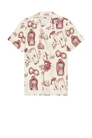 Oas Cantina Cuba Linen Shirt - White