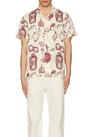 Oas Cantina Cuba Linen Shirt - White