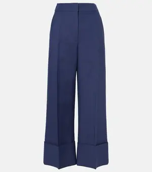 Valentino Garavani Crepe Couture Wide-leg Pants