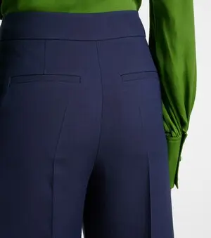 Valentino Garavani Crepe Couture Wide-leg Pants