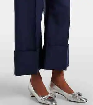 Valentino Garavani Crepe Couture Wide-leg Pants