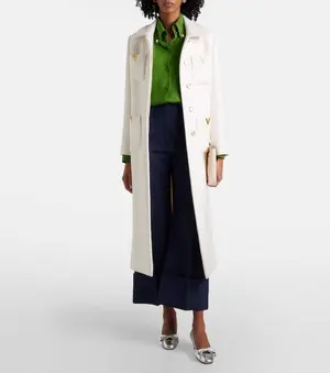 Valentino Garavani Crepe Couture Wide-leg Pants