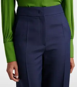 Valentino Garavani Crepe Couture Wide-leg Pants
