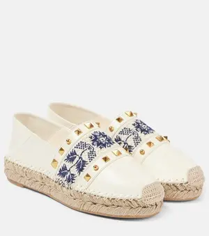 Valentino Garavani Country Leather Espadrilles