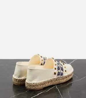 Valentino Garavani Country Leather Espadrilles