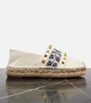 Valentino Garavani Country Leather Espadrilles